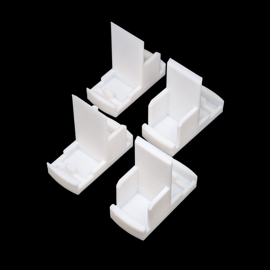 Lot de 4 guides hauts pour porte coulissante de placard compatible ...